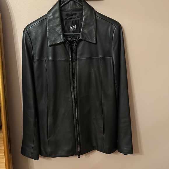 Jackets & Coats | Am Studio Leather Jacket | Poshmark